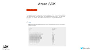 Azure Table Storage: The Good, the Bad, the Ugly (10 min. lightning ...