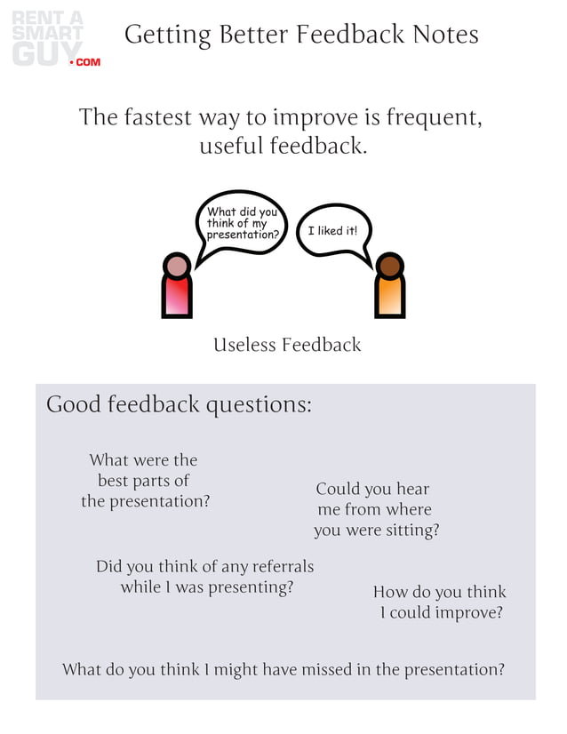 BNI 10 minute presentations notes