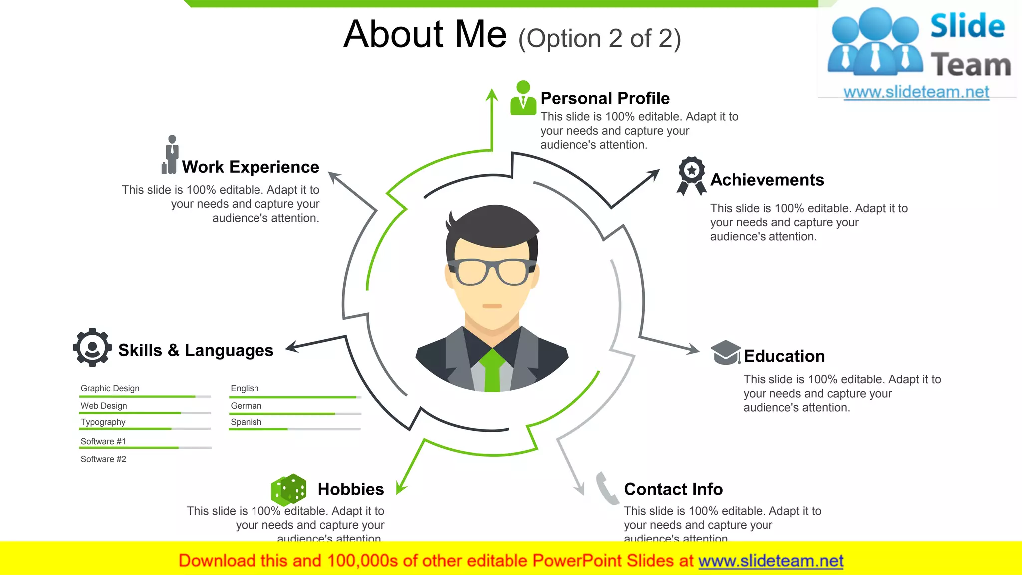 10 Minutes Presentation About Myself PowerPoint Presentation Slides | PDF