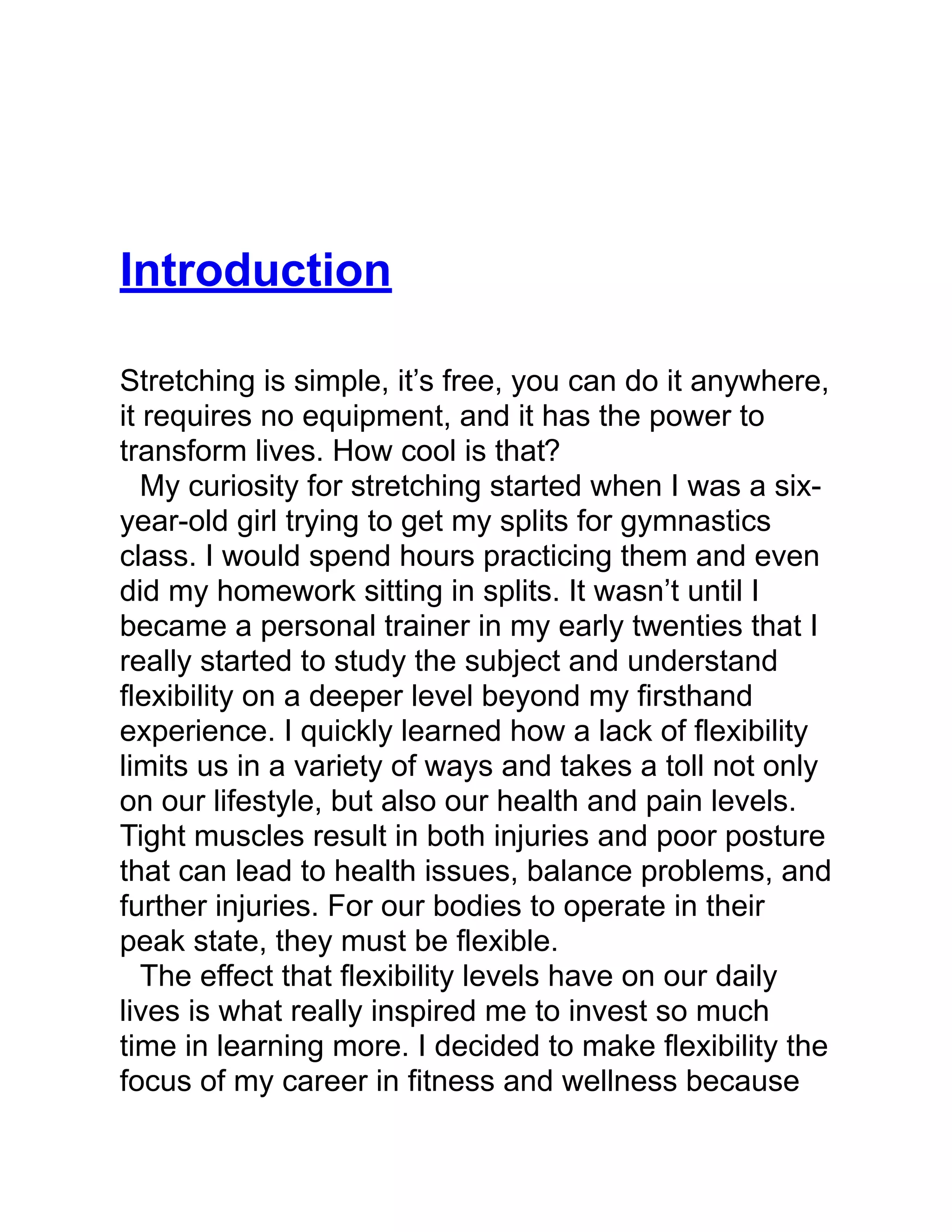 10 Minute Stretching - Simple Exercises To Build Flexibility Into Your ...