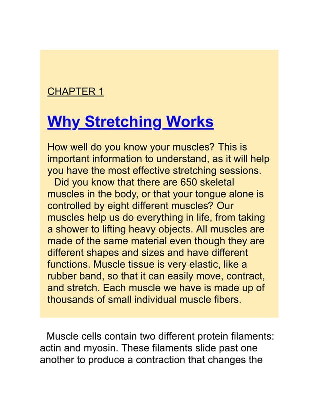10 Minute Stretching - Simple Exercises To Build Flexibility Into Your ...