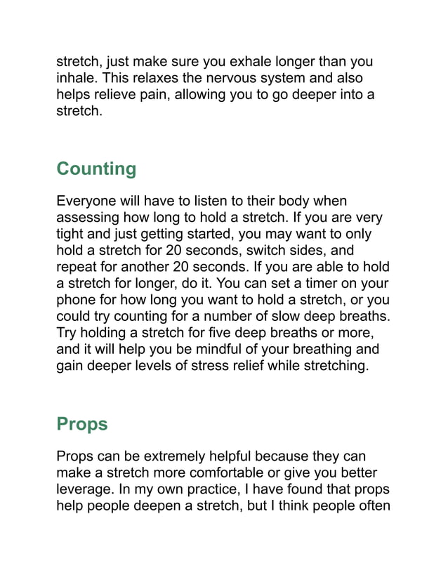 10 Minute Stretching - Simple Exercises To Build Flexibility Into Your ...