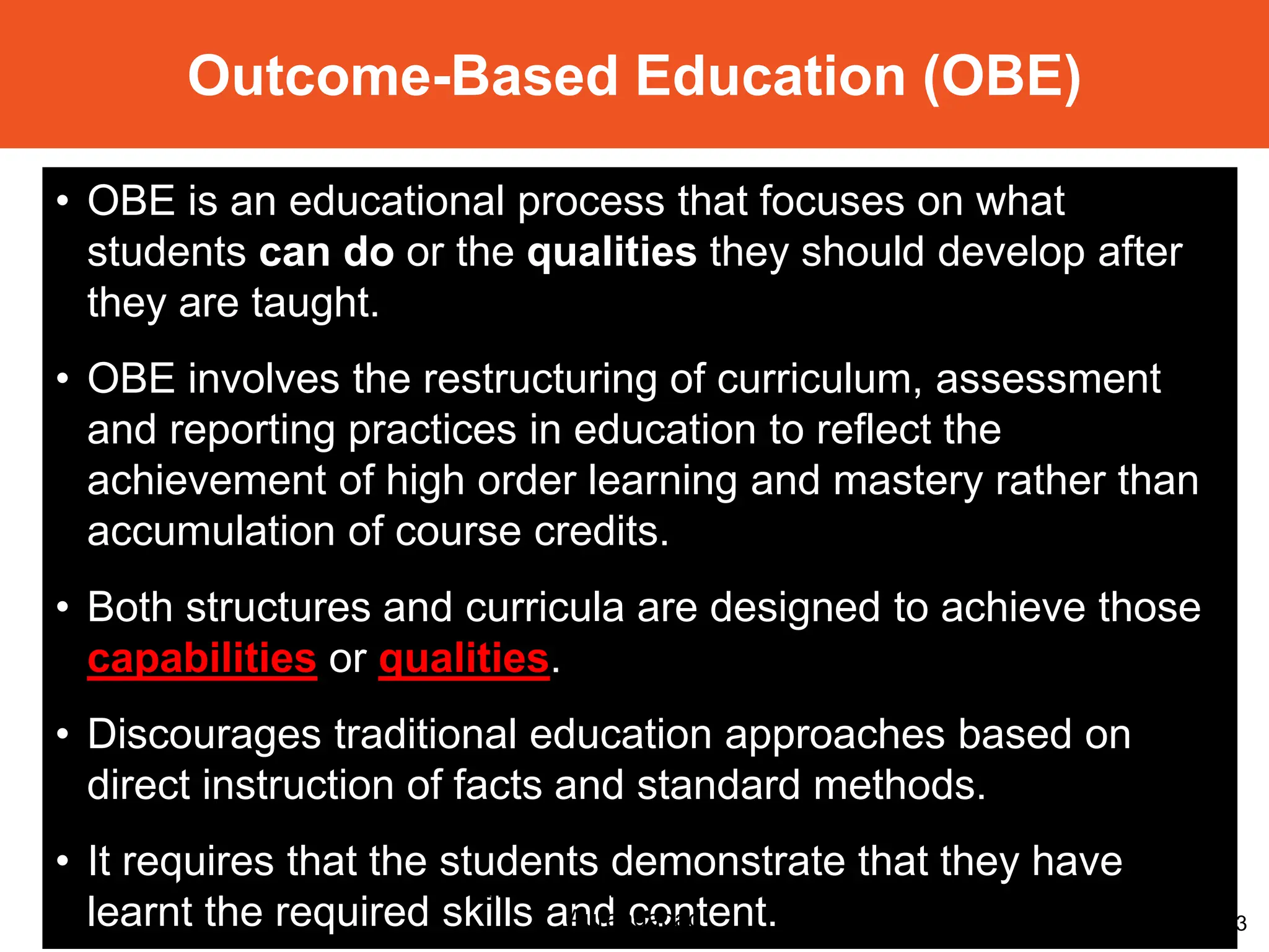 Outcomes based education for Engineering graduates | PPT