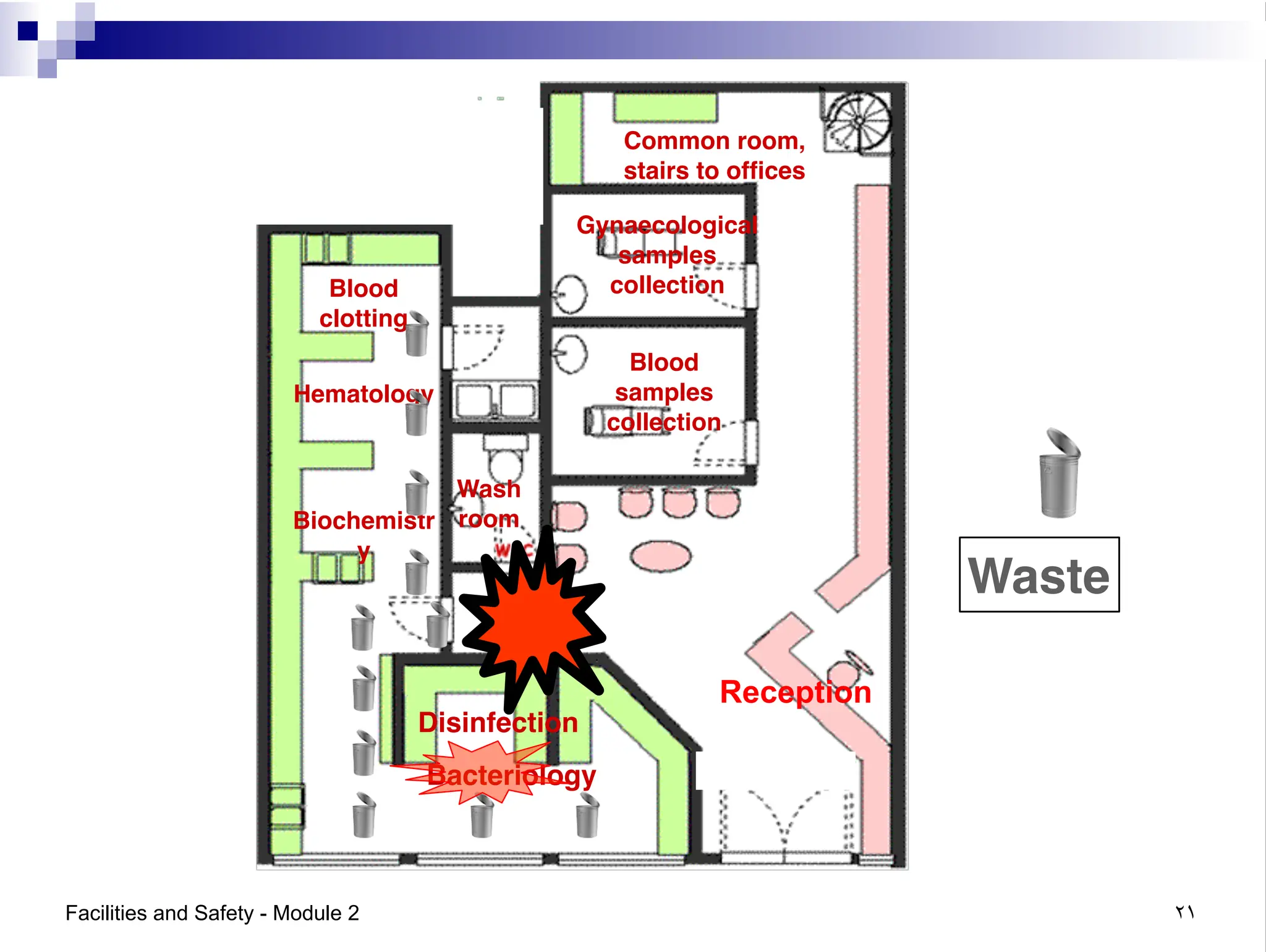 # 10 MLT 405 PPT Facilities and Safety & Waste Mgmt.pdf