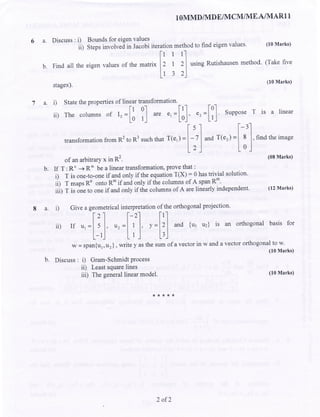10 mmd11 applied mathematics - jan 2011 | PDF