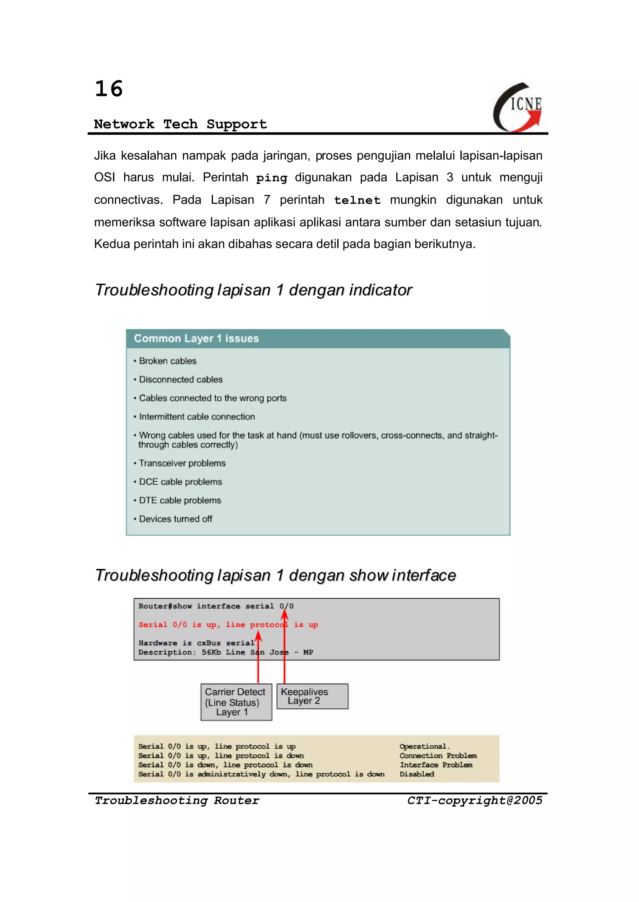 10module 22 troubleshooting-router | PDF