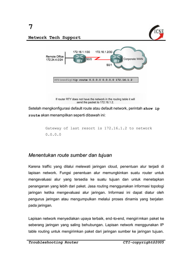10module 22 troubleshooting-router | PDF