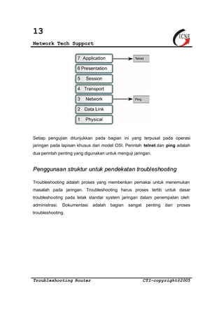 10module 22 troubleshooting-router | PDF