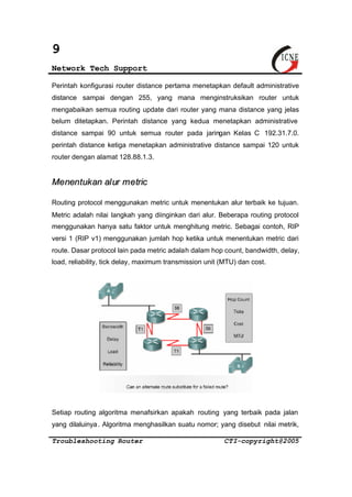 10module 22 troubleshooting-router | PDF