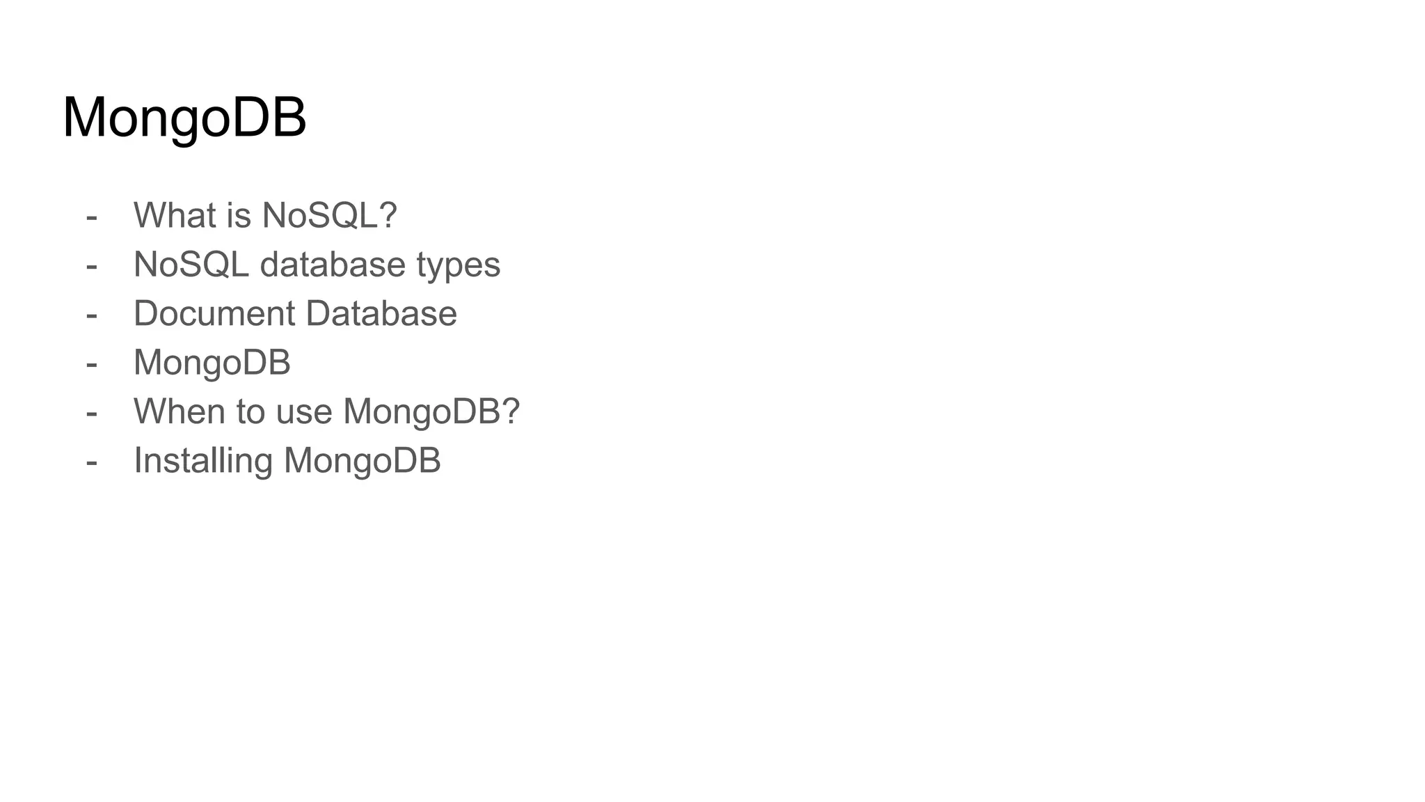10 mongo db | PDF | Databases | Computer Software and Applications