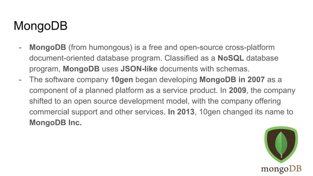 10 mongo db | PPT