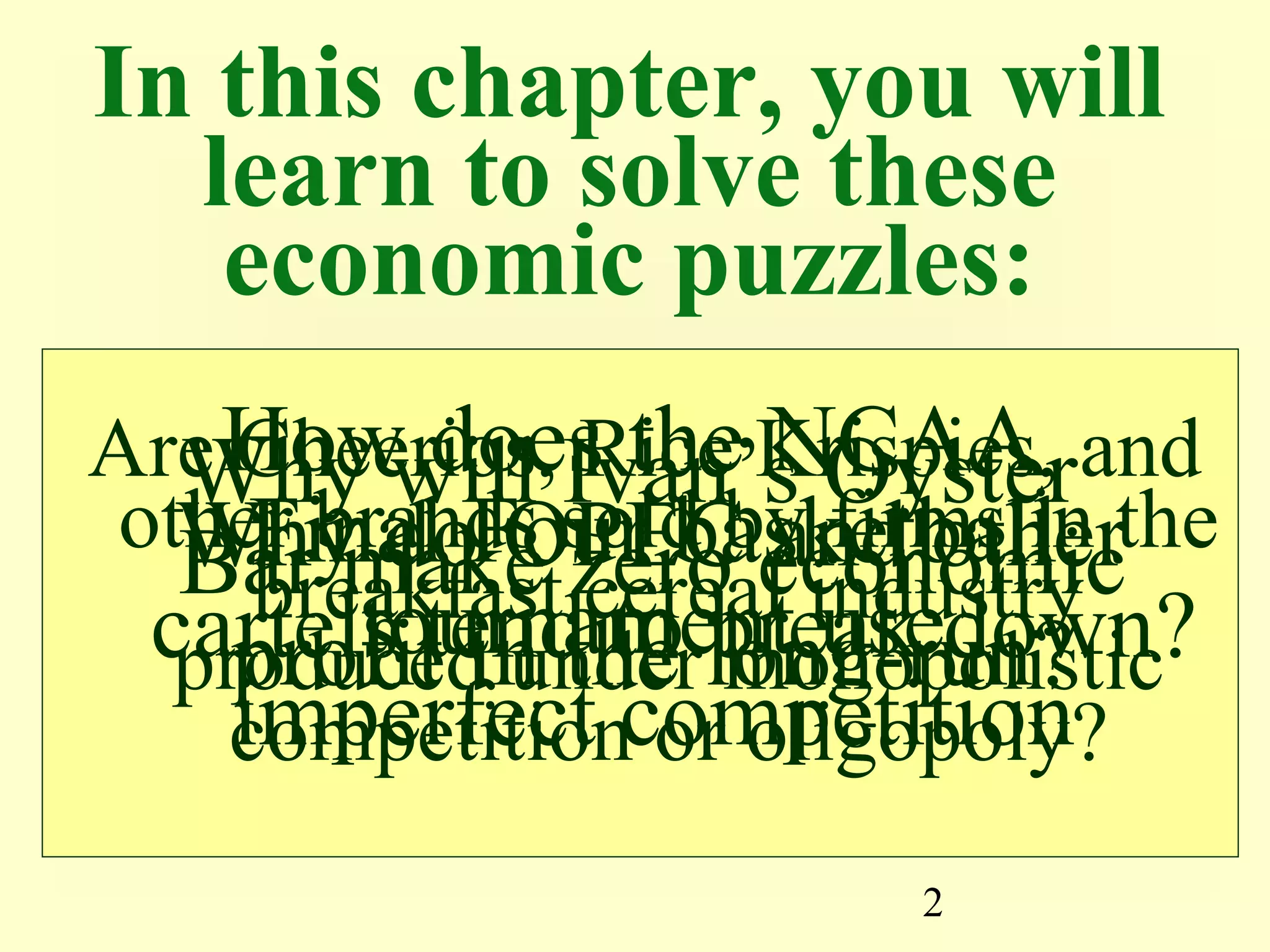 10 monopolistic competition and oligopoly | PPT
