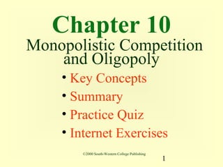 10 monopolistic competition and oligopoly | PPT