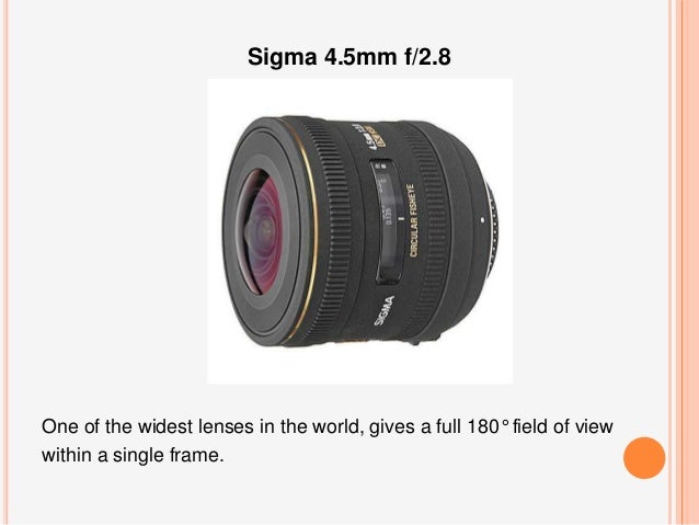 10 most advanced and best camera lenses ever made.