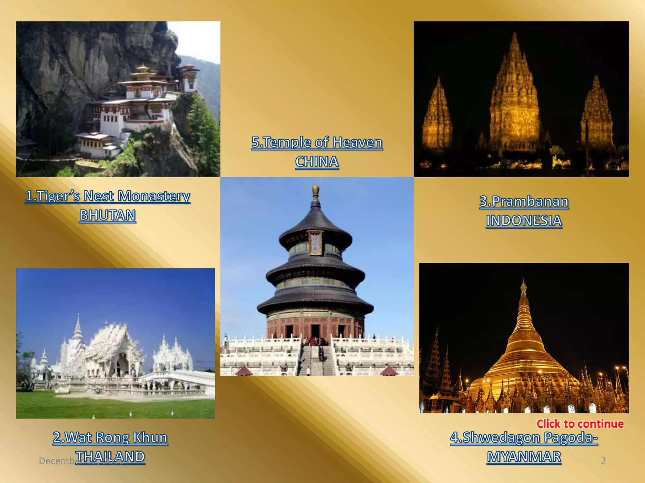 10 Most Amazing Temples In The World | PPSX