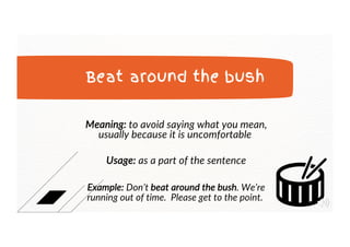 10 Most Common American Idioms Helping Your English Sound Natural | PPT