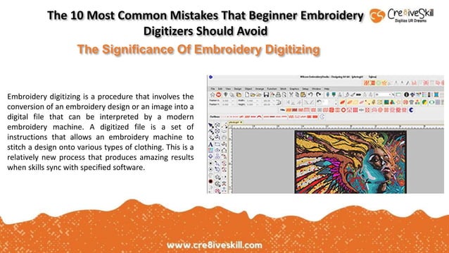 Embroidery Digitizing Guide: Top 10 Mistakes Beginners Must Avoid | PPT