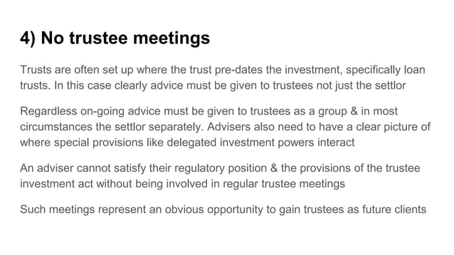 10 most common trust problems | PPTX