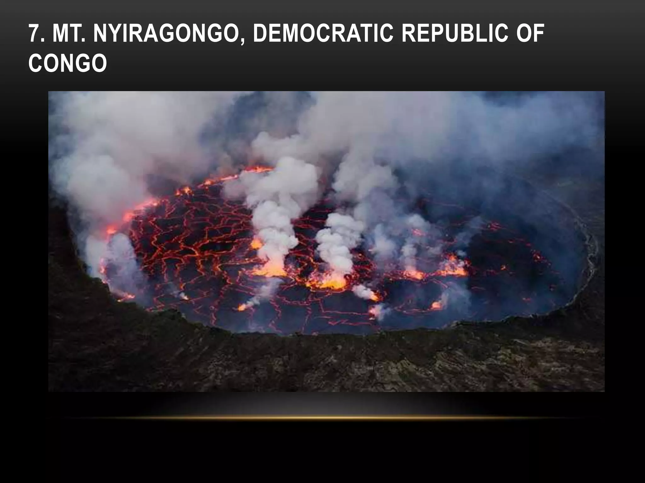 10 most dangerous active volcanoes around the world | PPTX | North ...