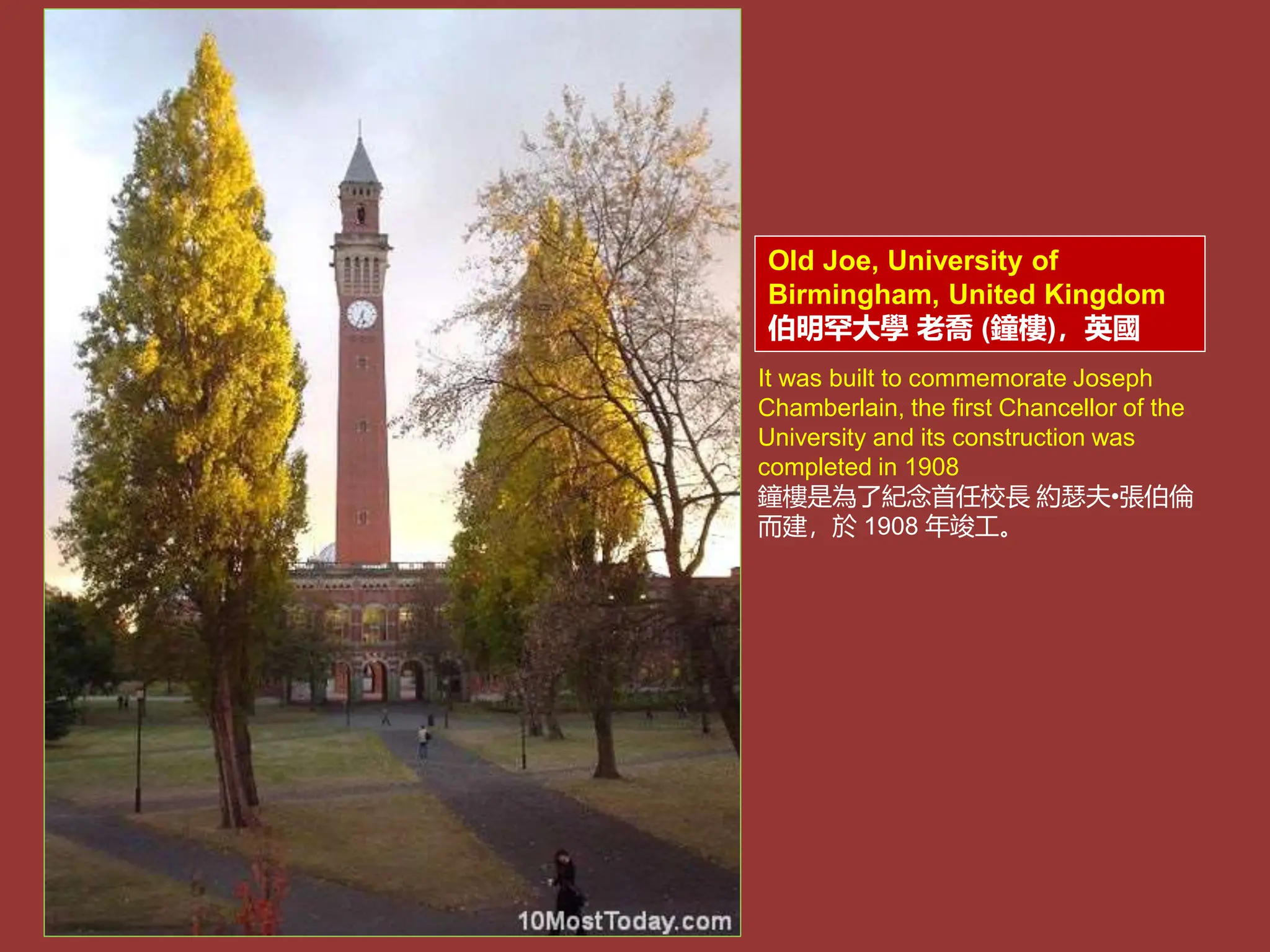 10 Most Famous Clock Towers in the World (世界上最著名的十座鐘樓).ppsx