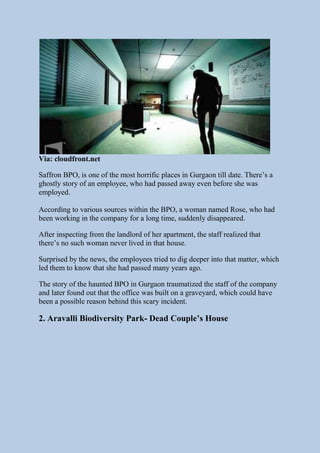 10 most haunted places in gurgaon that will horrify you for sure | PDF