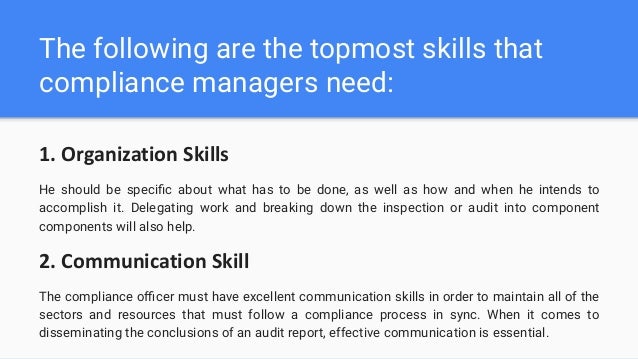 10 most important skills for compliance managers (2)