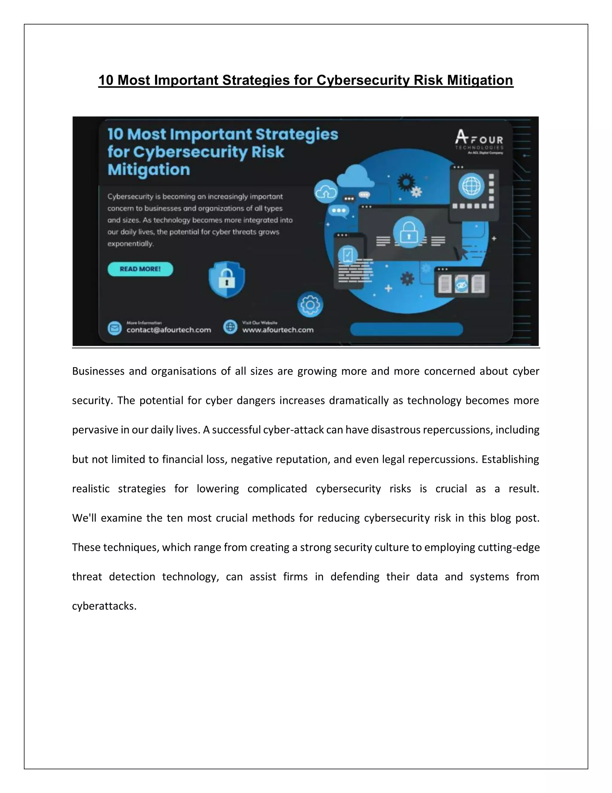 10 Most Important Strategies for Cybersecurity Risk Mitigation.pdf