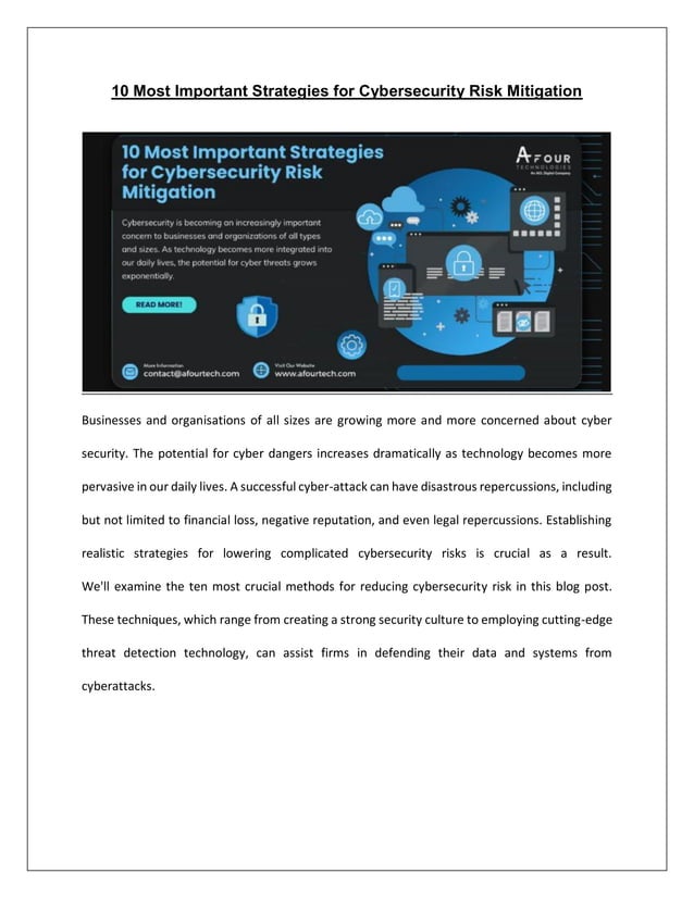 10 Most Important Strategies for Cybersecurity Risk Mitigation.pdf