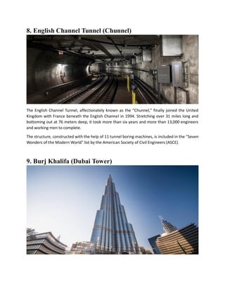 10 Most Impressive Civil Engineering Projects.pdf | Civil Engineering ...
