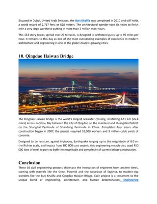10 Most Impressive Civil Engineering Projects.pdf | Civil Engineering ...