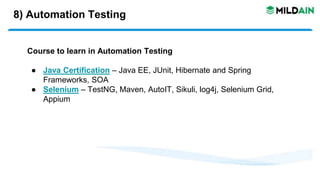 Top 10 Most Demand IT Certifications Course in 2020 - MildainTrainings | PPT