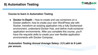 Top 10 Most Demand IT Certifications Course in 2020 - MildainTrainings | PPT