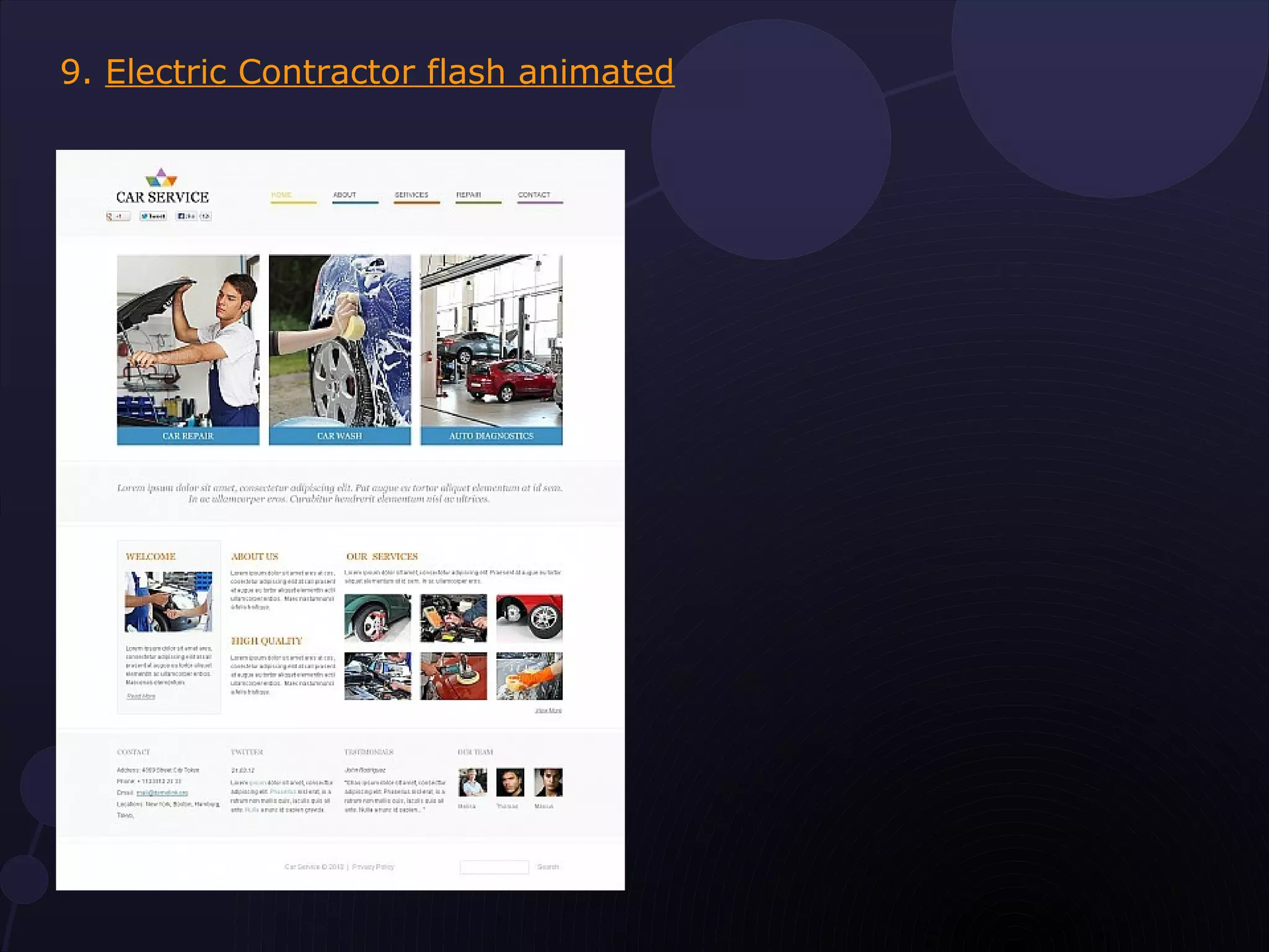 10 most popular electrical website templates | ODP
