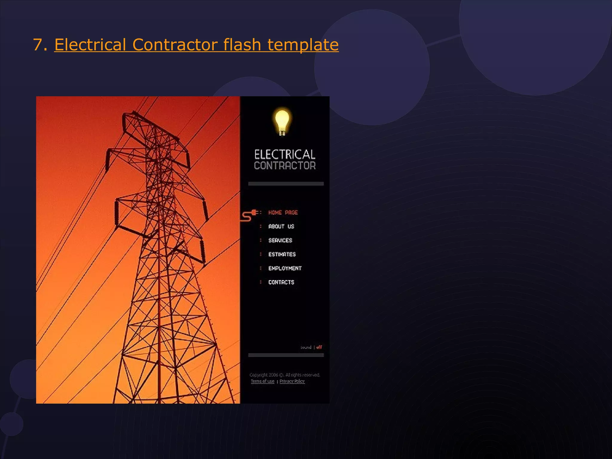 10 most popular electrical website templates | ODP