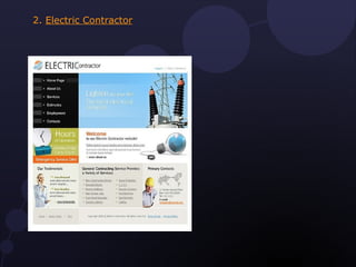 10 most popular electrical website templates | ODP