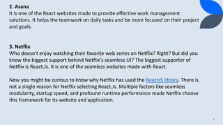 10 Most Popular Websites Built Using ReactJS Library | PPT