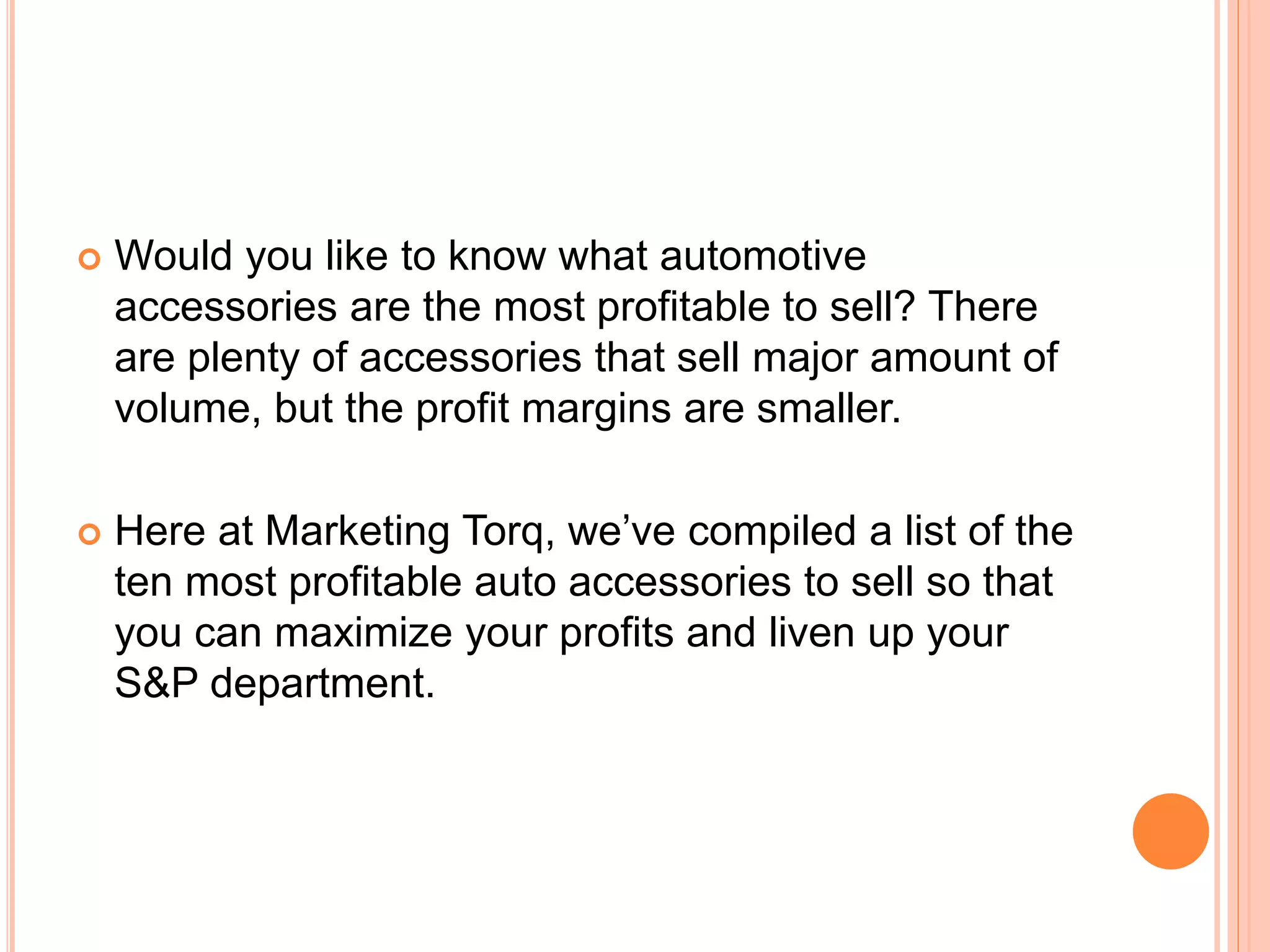 10 most profitable automotive accessories for your dealership to sell ...