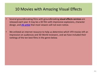 10 Movies with Amazing Visual Effects.pptx