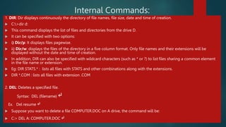 10 MS DOS and Its Commands.pptx .related to | PPTX