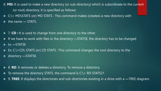 10 MS DOS and Its Commands.pptx .related to | PPTX