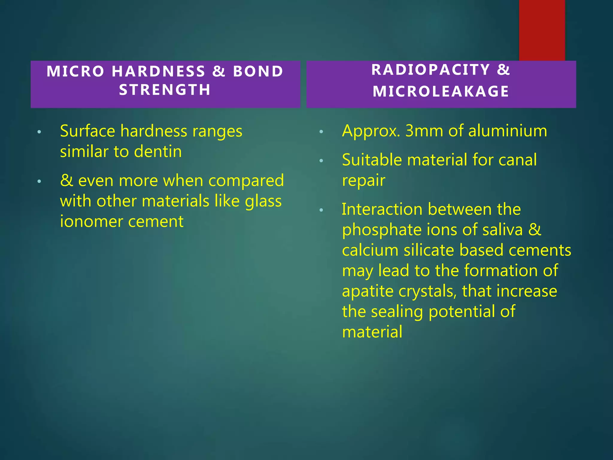 MTA and Biodentin | PPTX