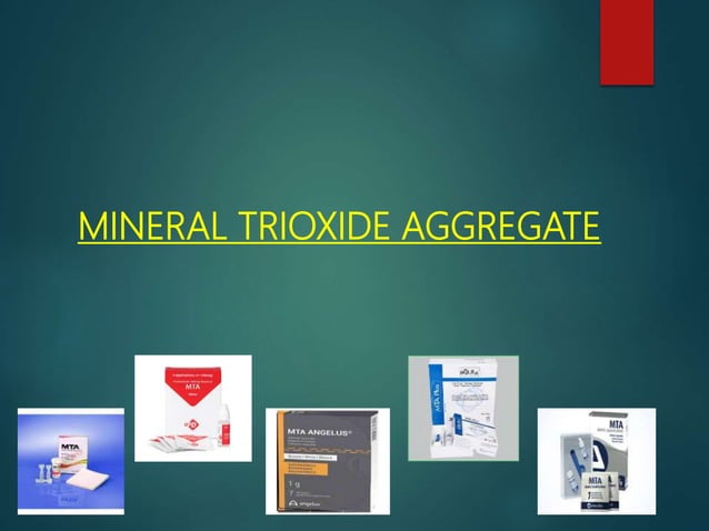 MTA and Biodentin | PPTX