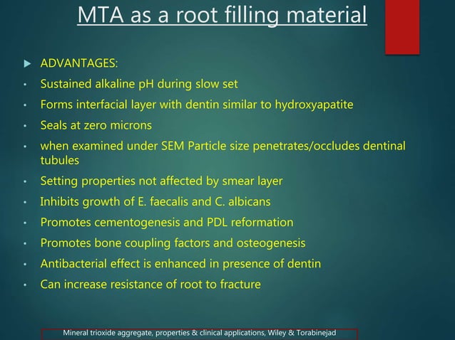 MTA and Biodentin | PPTX