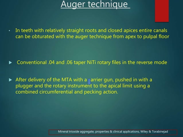 MTA and Biodentin | PPTX