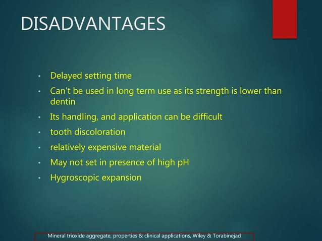 MTA and Biodentin | PPTX