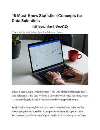 10 Must-Know Statistical Concepts for Data Scientists.docx