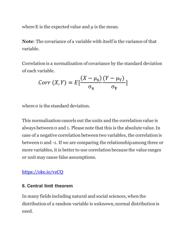 10 Must-Know Statistical Concepts for Data Scientists.docx | Free Download