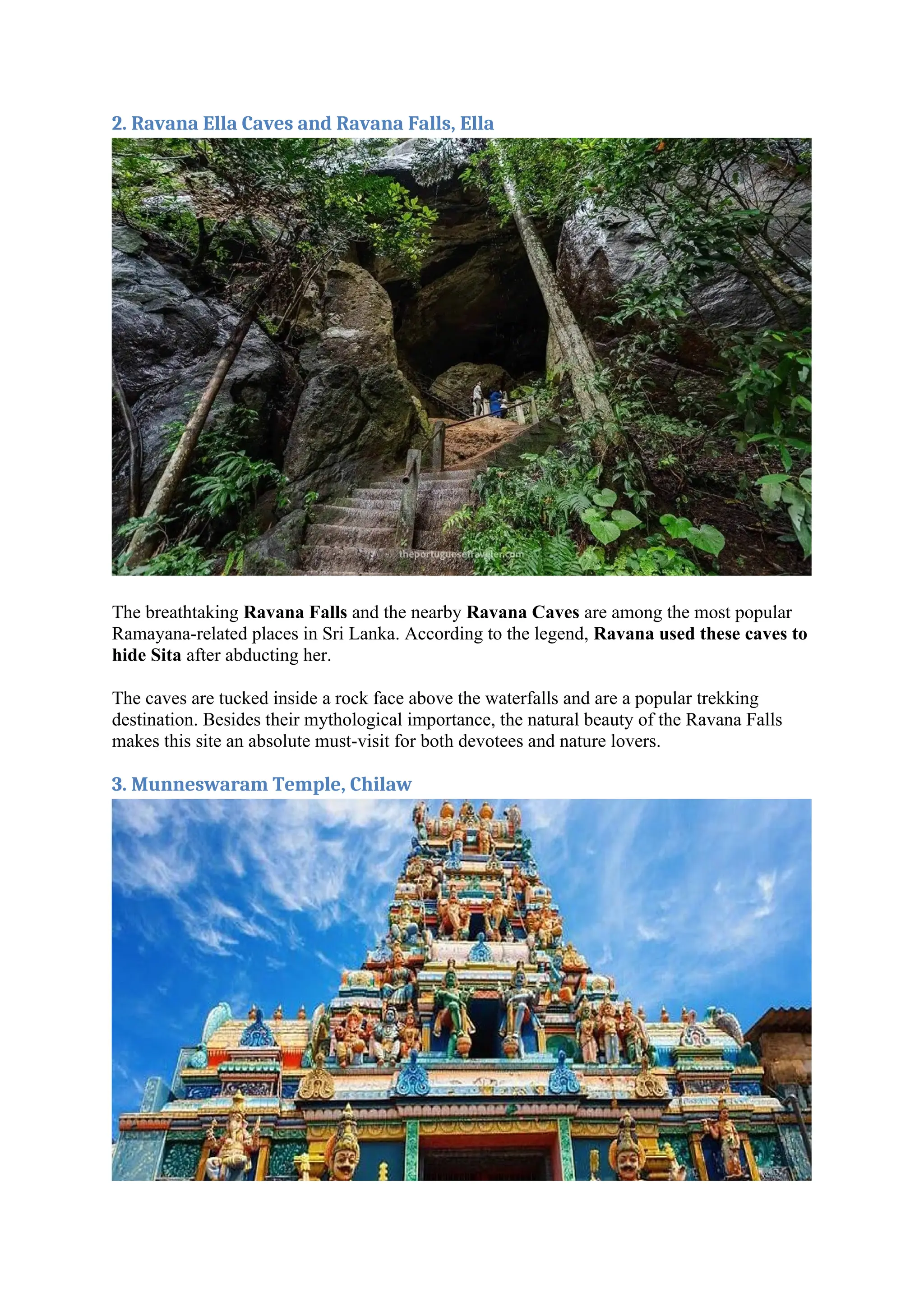 10 Must Visit Ramayana Related Places in Sri Lanka.docx