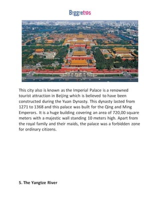 10 must visit sights in china | DOCX