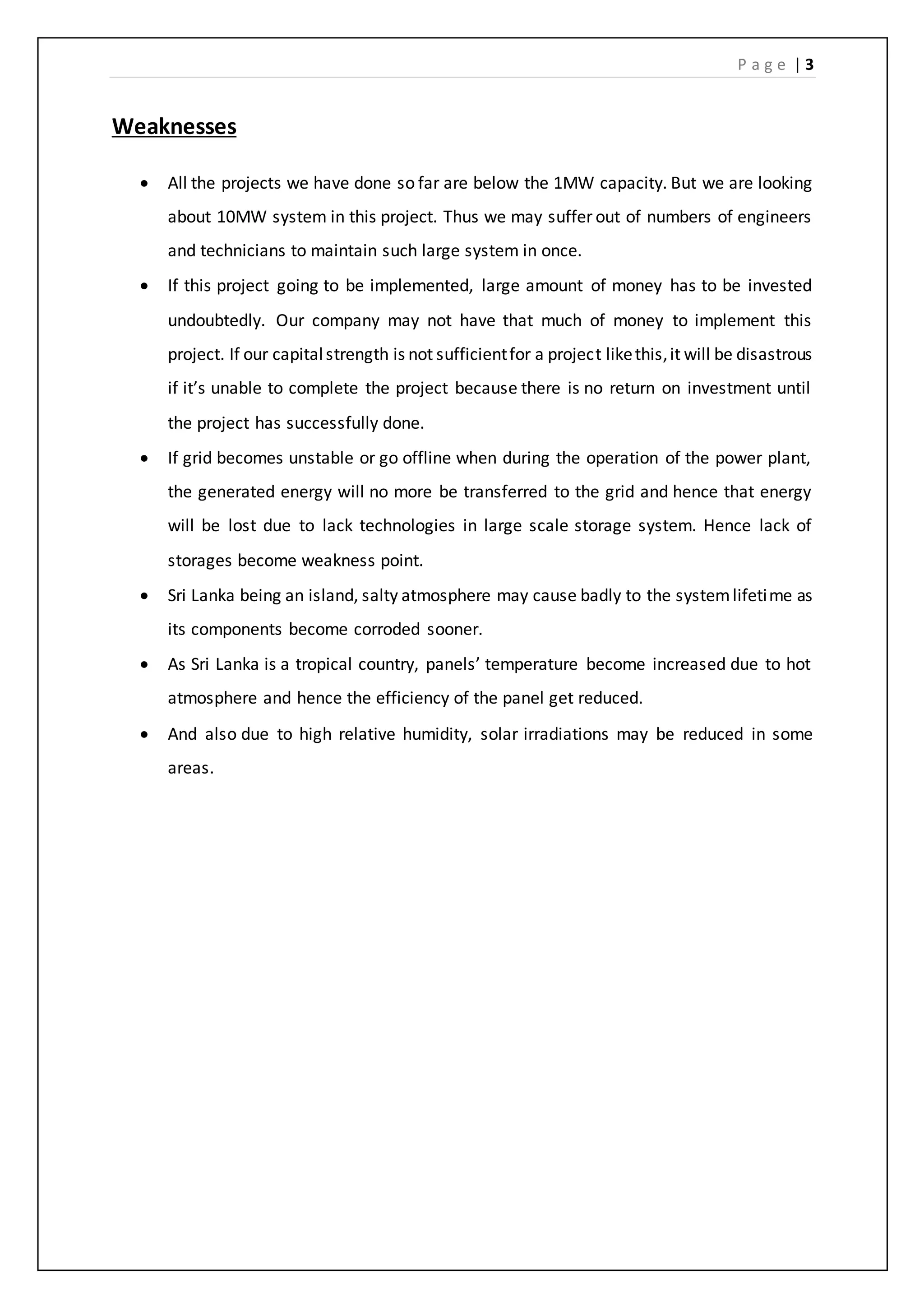 10 mw solar power plant | DOCX